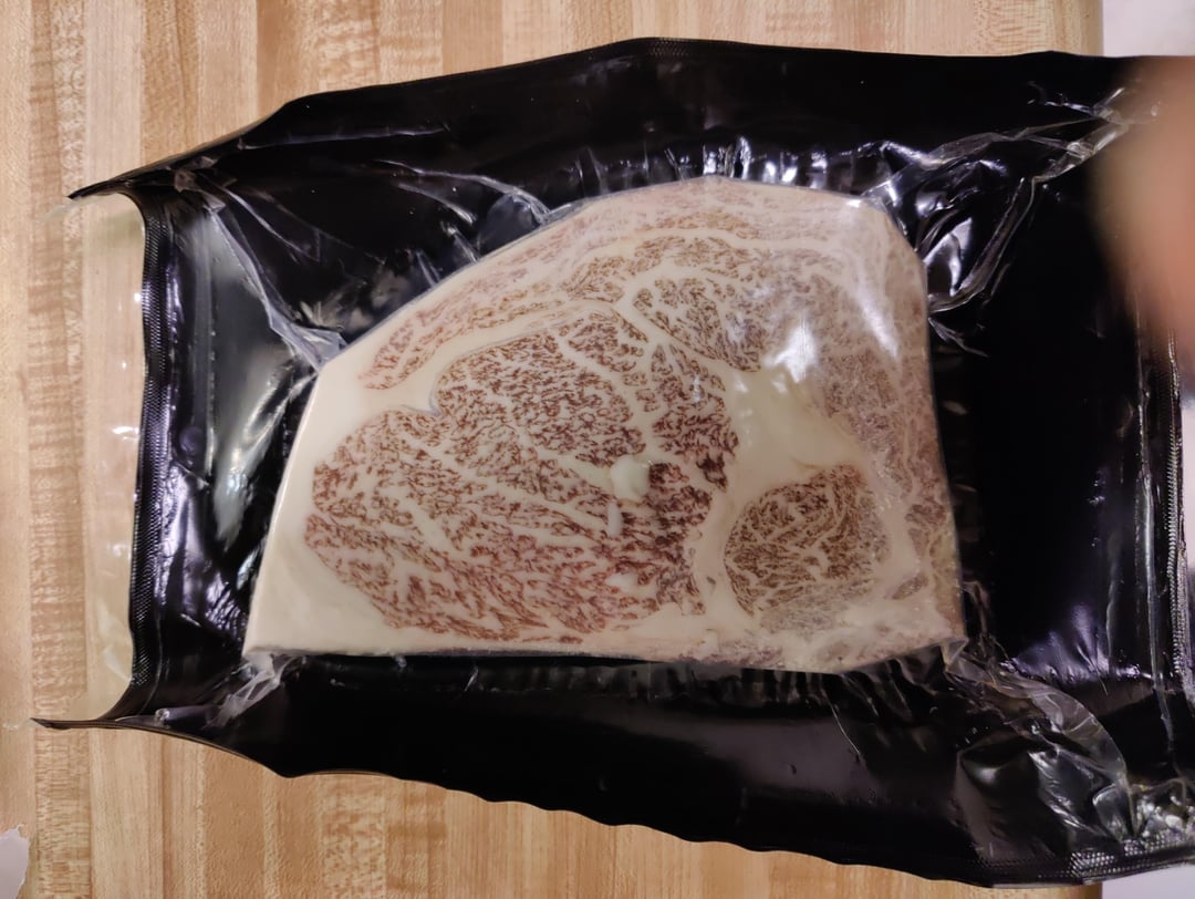 My father gifted me a Crowd Cow A5 Japanese wagyu ribeye - Dining and ...
