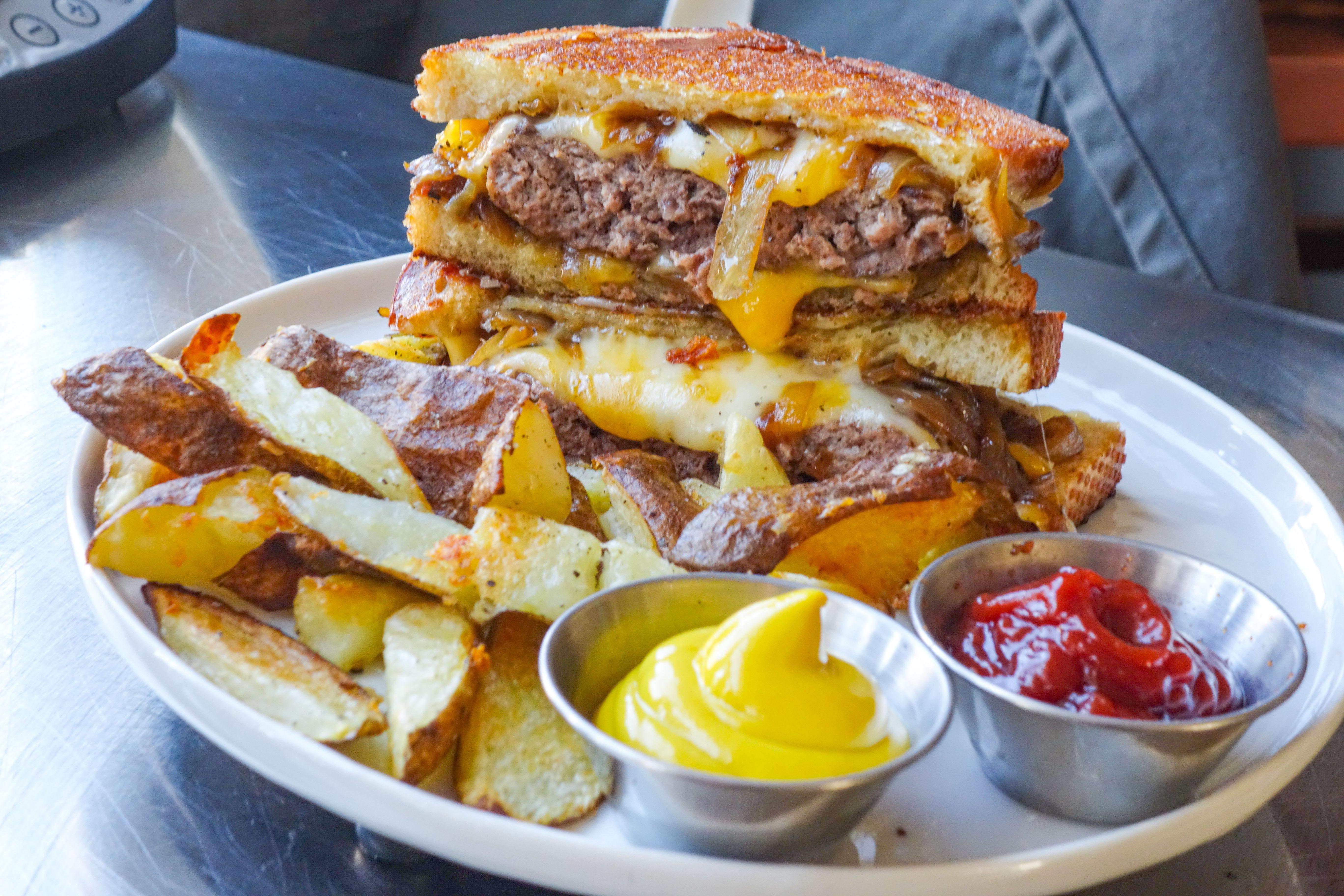 Patty Melt and Baked "Fries" - Dining and Cooking