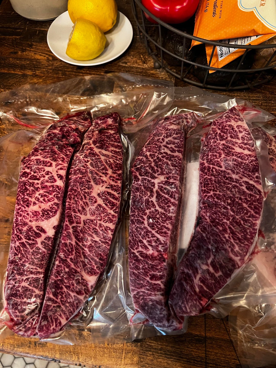 Home grown full blood wagyu steers. - Dining and Cooking