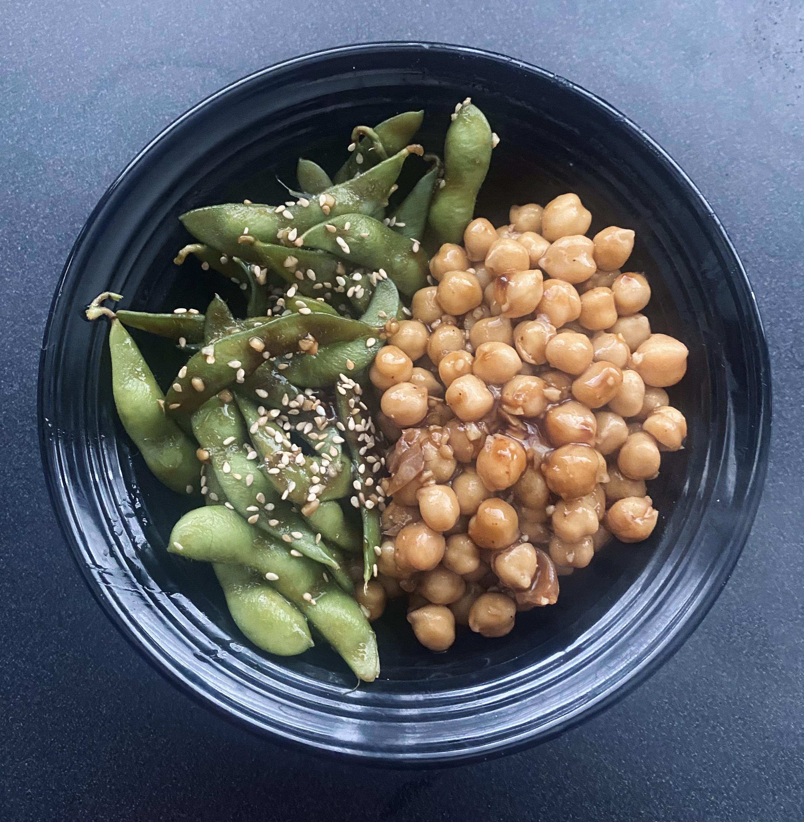 Edemame & Chickpeas - Dining and Cooking