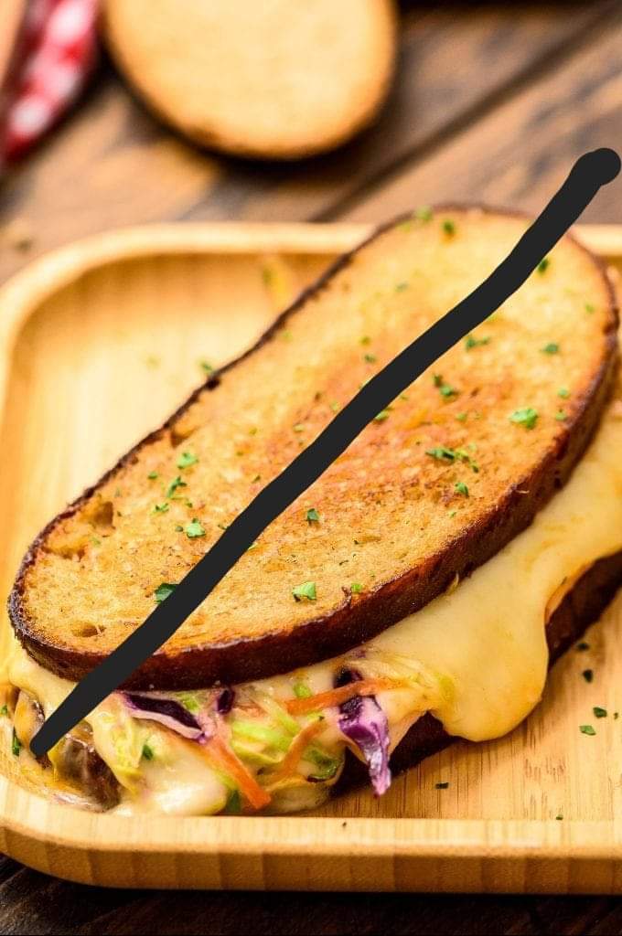 The proper way to cut a sandwich for a bite size friendly width ...
