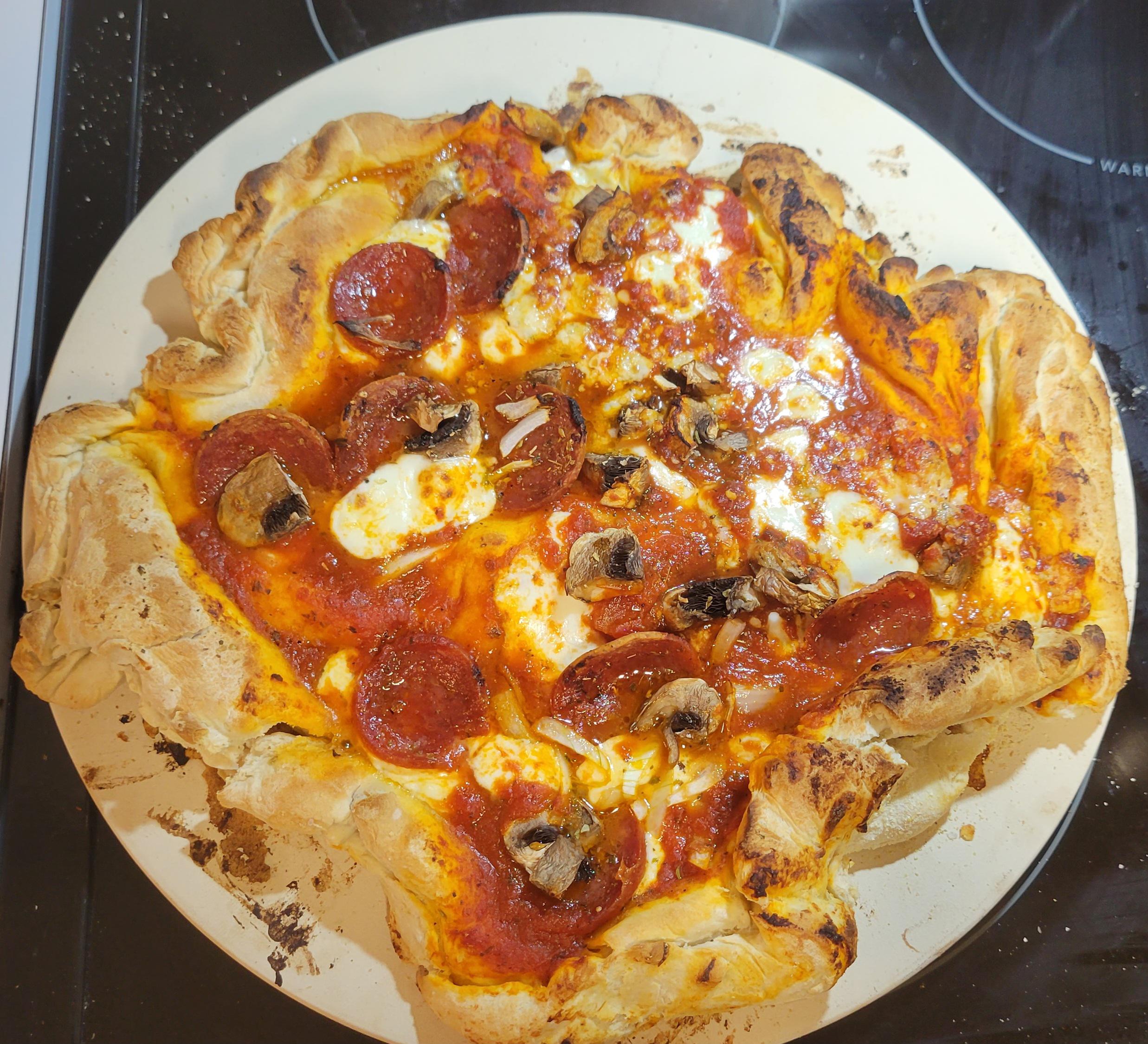 Late night pizza fail - Dining and Cooking