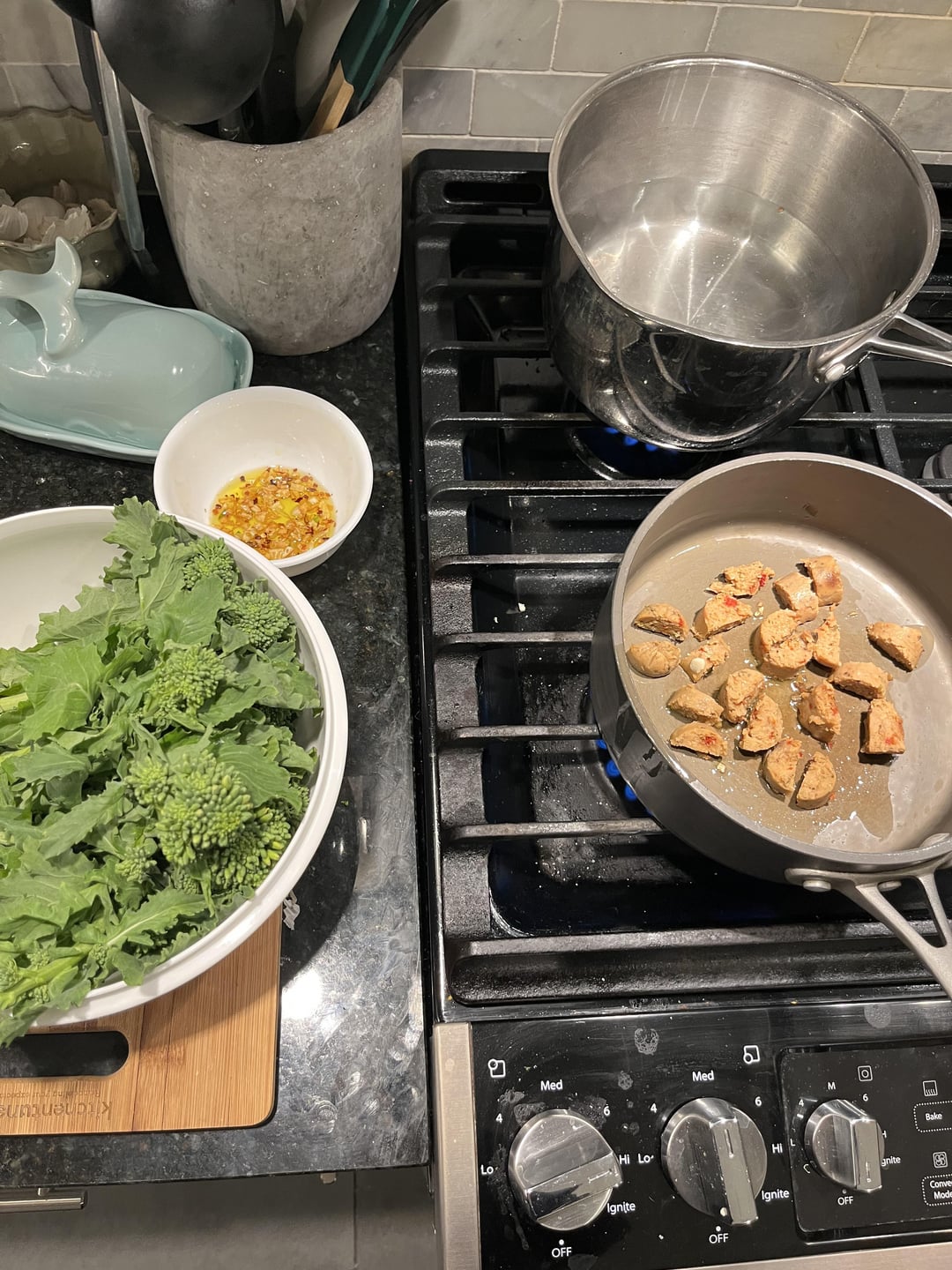 Old-school Italian broccoli rabe and sausage - Dining and Cooking