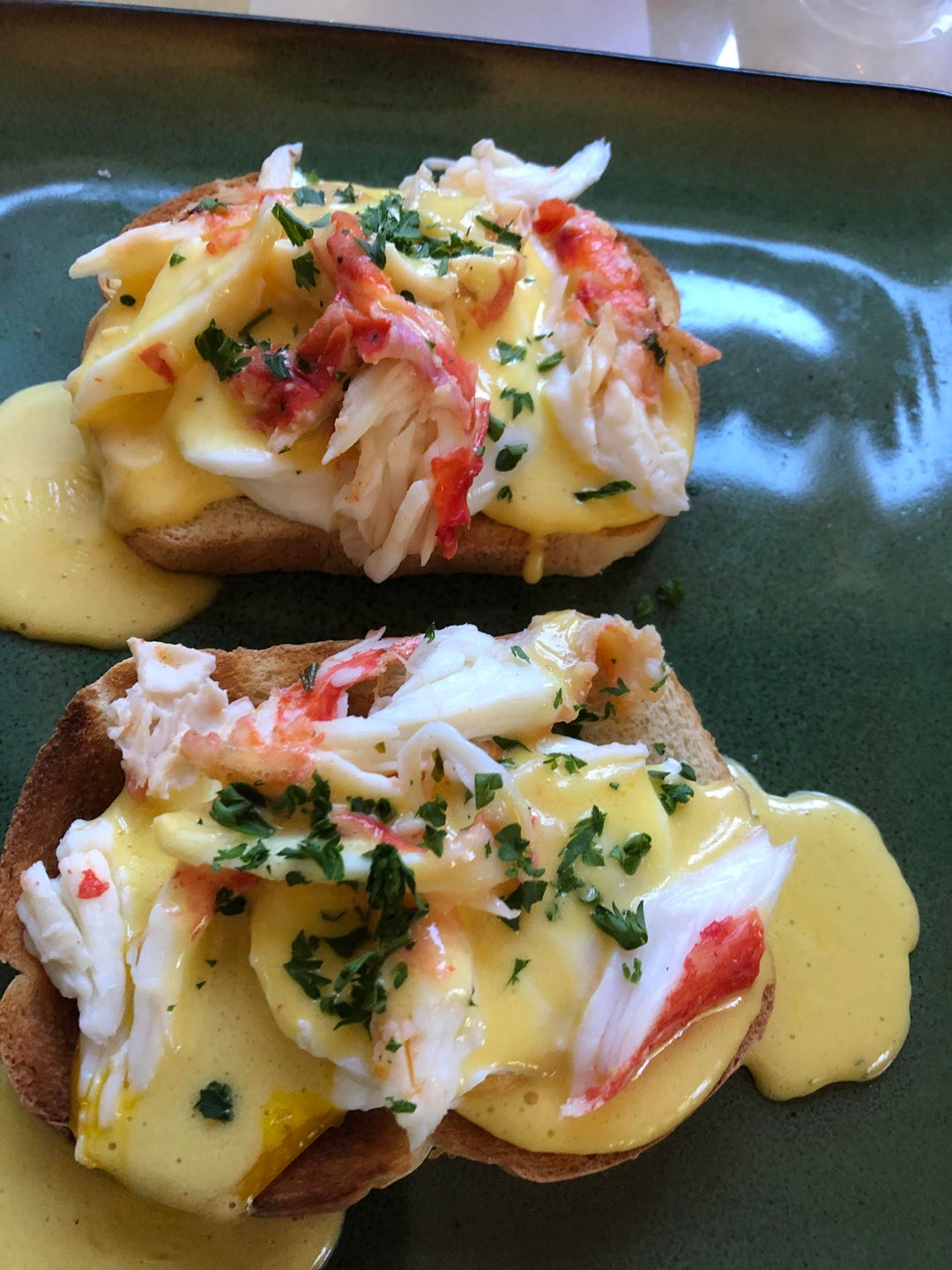 [Homemade] King crab. King crab egg benedict. - Dining and Cooking
