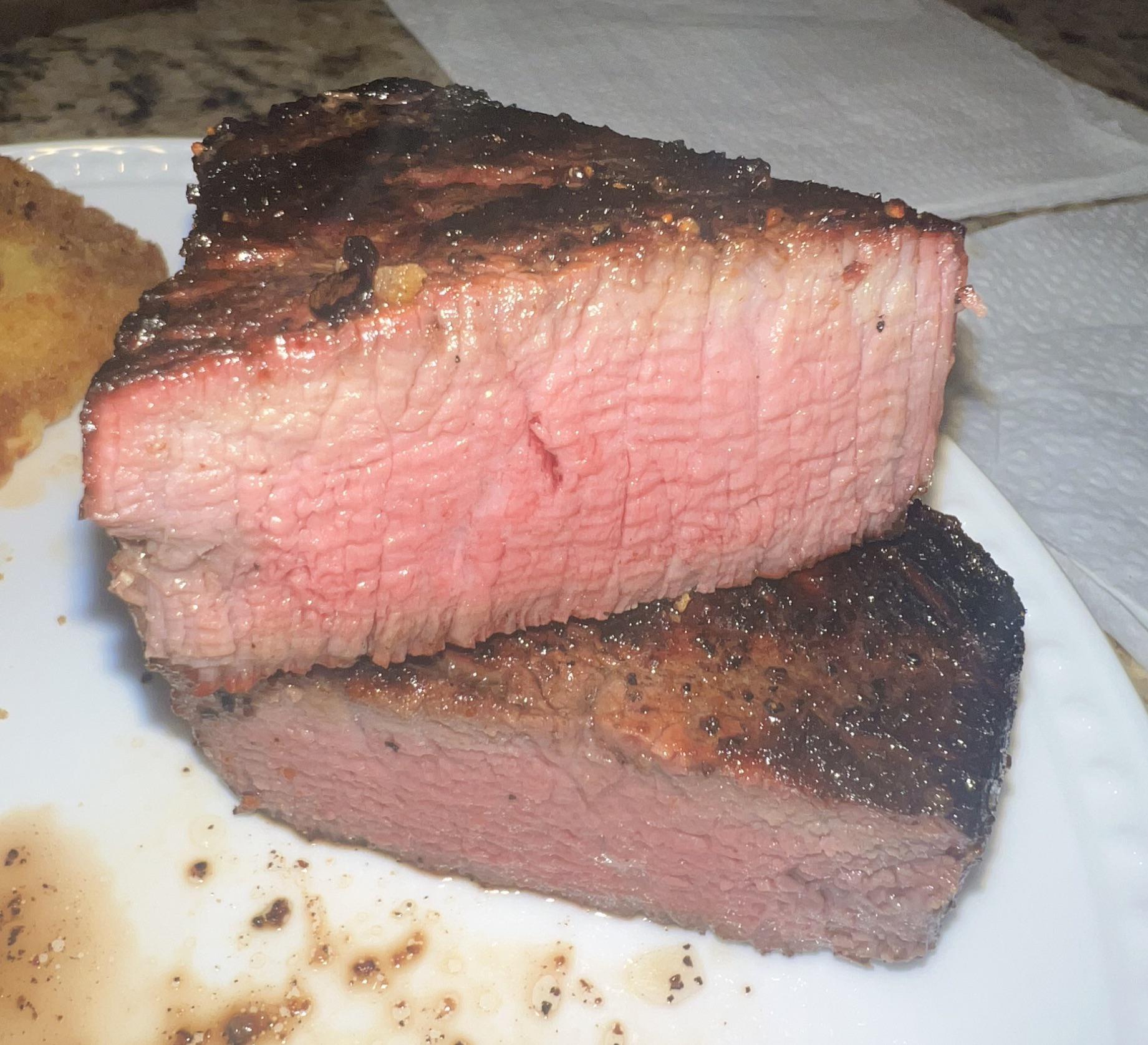 Just started cooking/smoking steaks, here’s a filet mignon smoked at ...