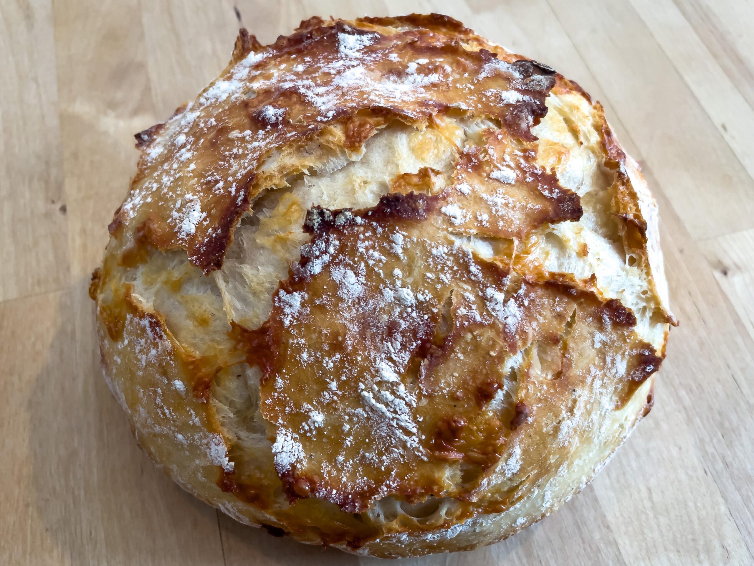 Parmesan and cracked black pepper loaf. - Dining and Cooking