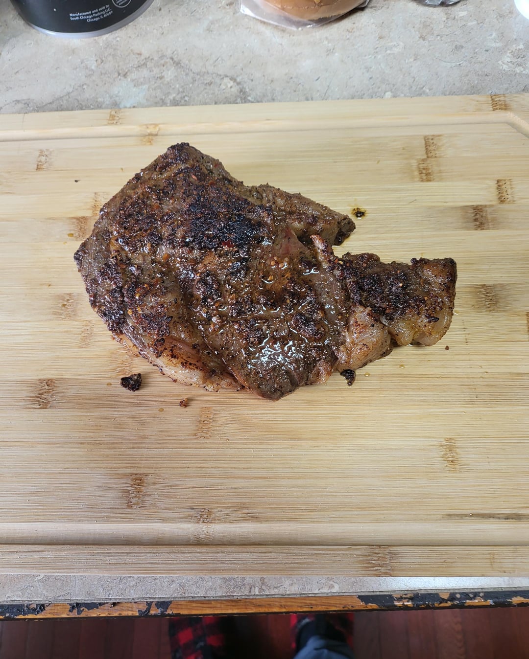 Black Angus Ribeye 2hrs@140. - Dining and Cooking