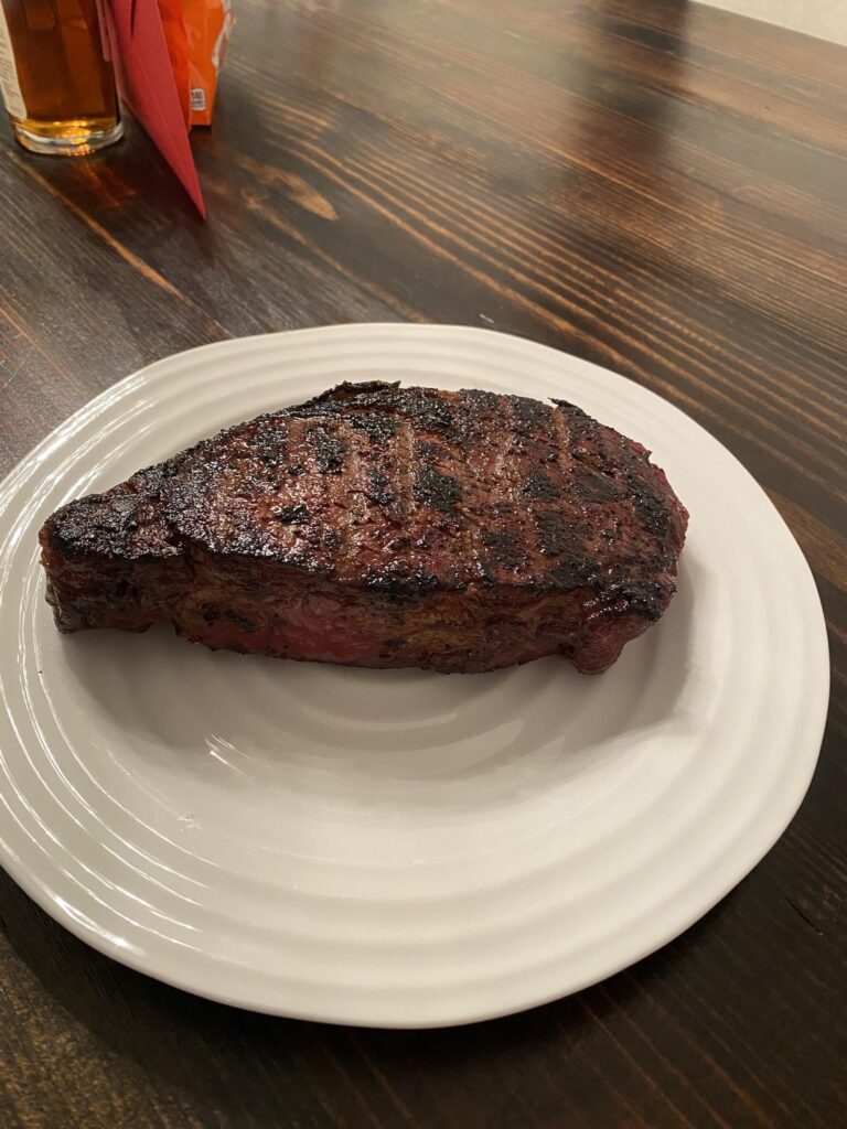 Reverse seared 1.6lb boneless ribeye - Dining and Cooking