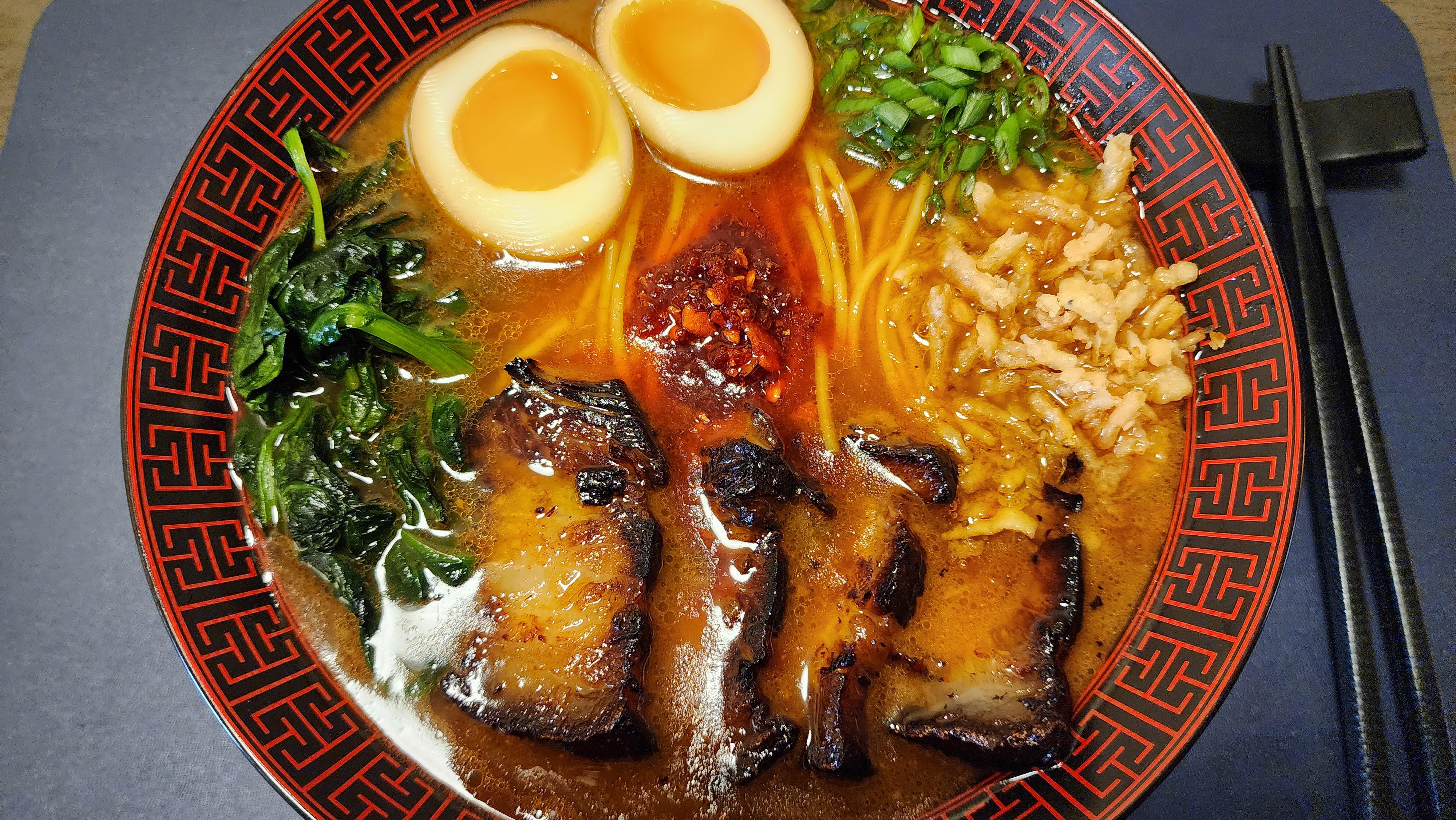 Creamy gochujang tonkotsu ramen - Dining and Cooking