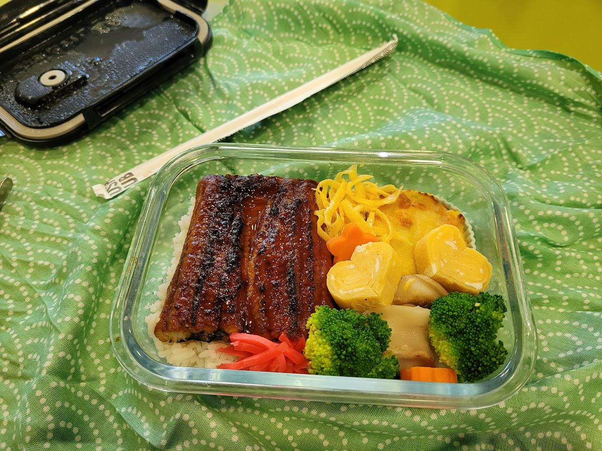 Weekly Bento #1 (back for another term!) - Unagi bento - Dining and Cooking