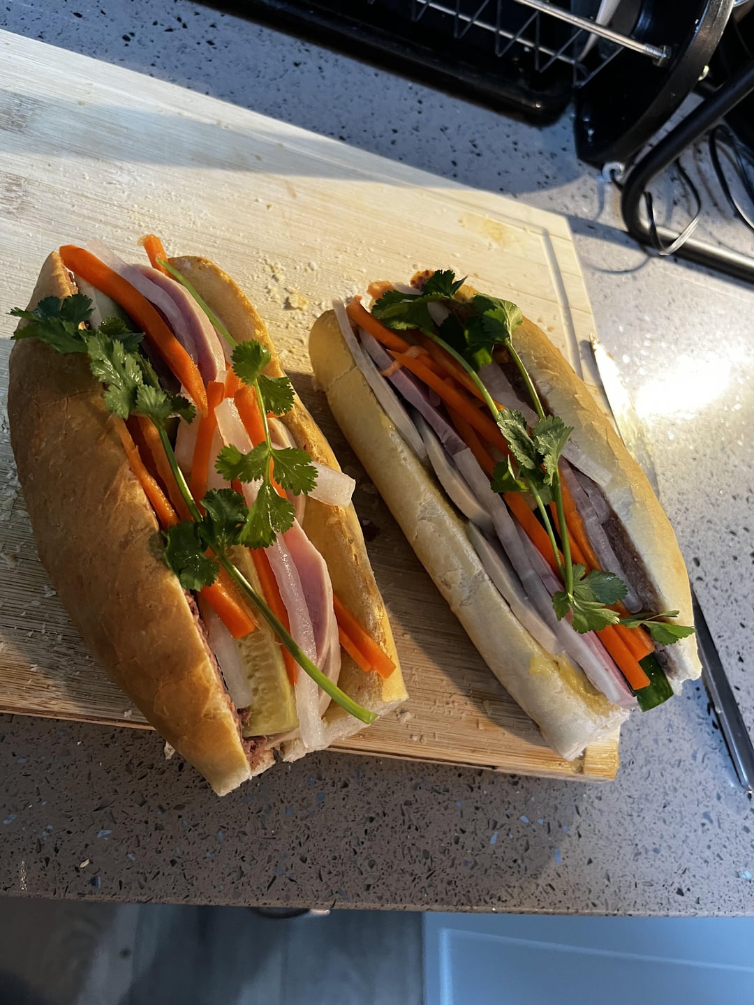 I made Bánh Mi from scratch for the first time - Dining and Cooking
