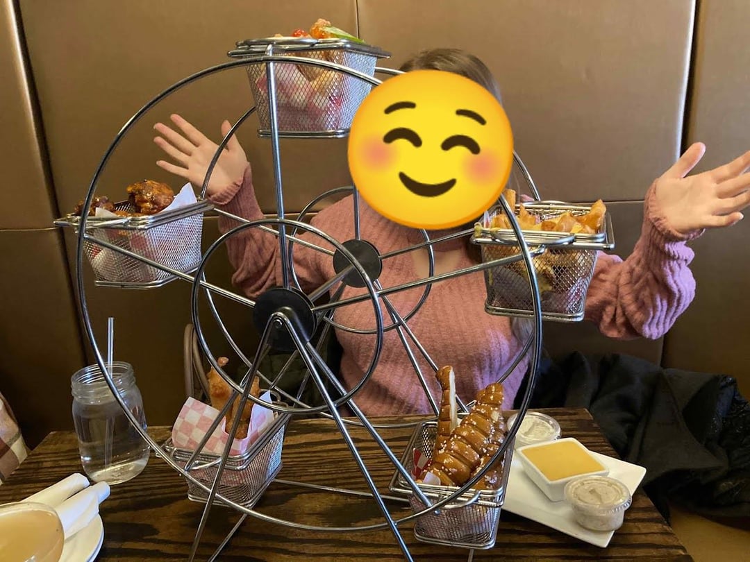 A FERRIS WHEEL of vegan appetizers - Dining and Cooking