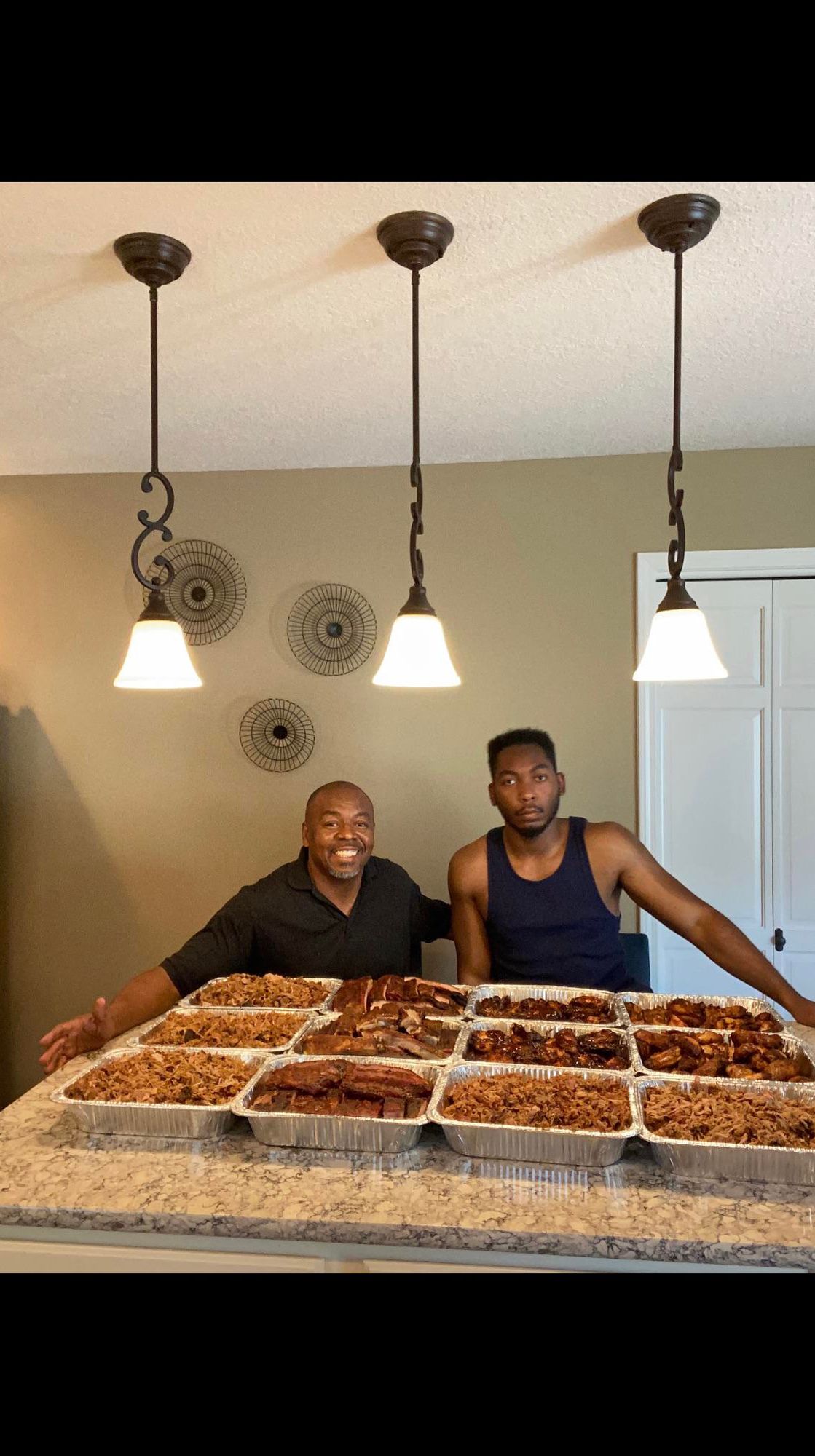 Dad and Bro grilled for a party - Dining and Cooking