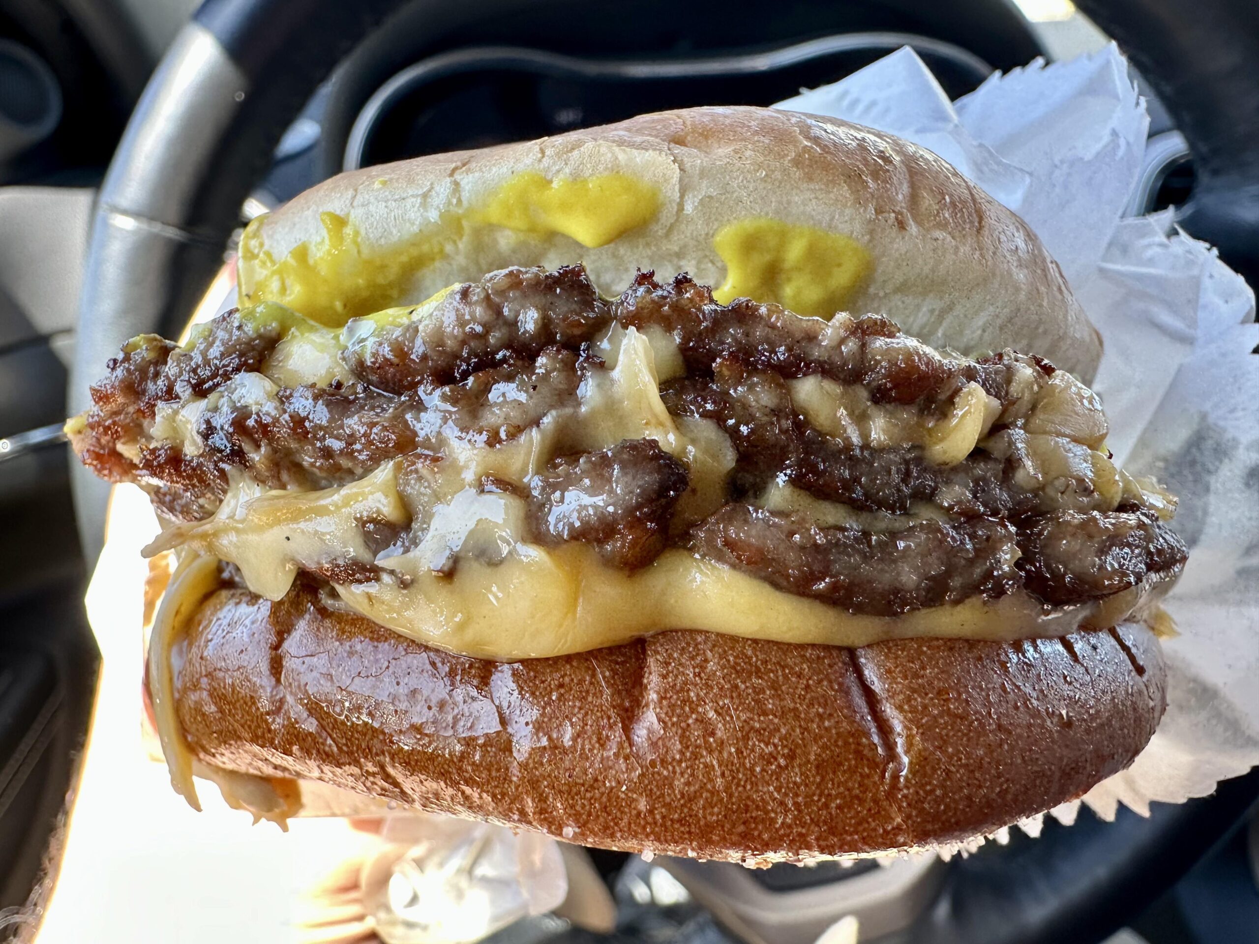 Triple Cheeseburger from Bill’s Drive In. Evanston, IL - Dining and Cooking