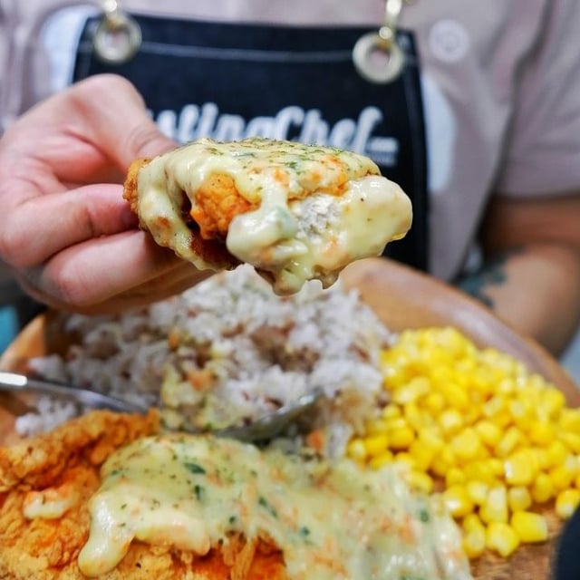 My KFC style chicken ala king - Dining and Cooking