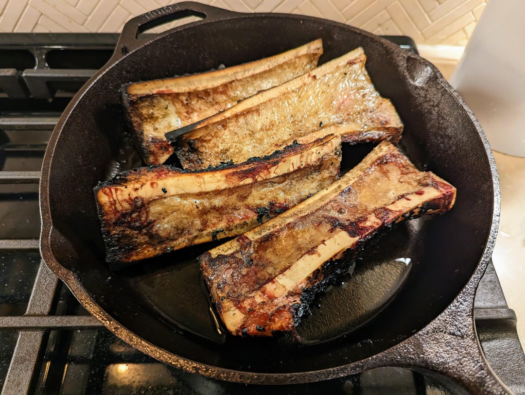 Ribeye with homemade bone marrow butter - Dining and Cooking
