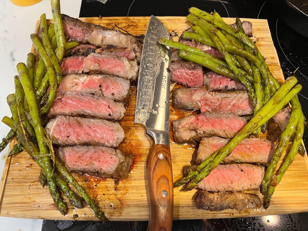 How'd I do? Medium rare Ribeye reverse sear method - Dining and Cooking