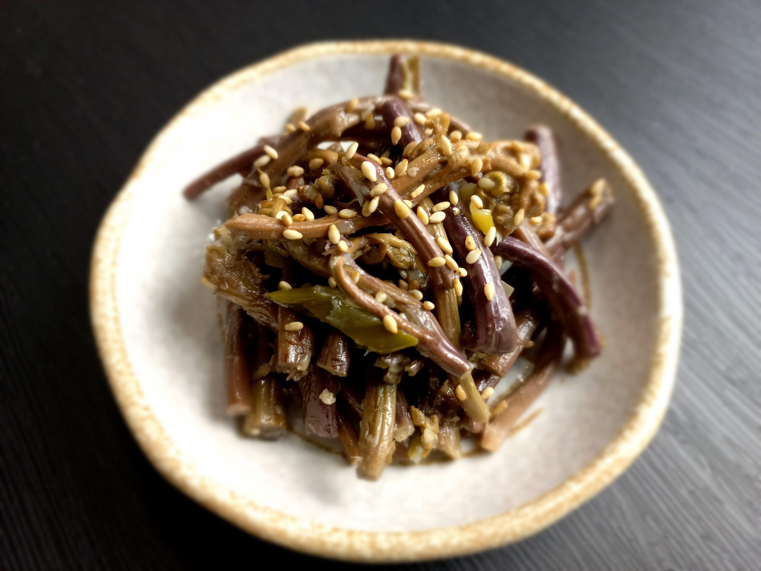 Another banchan, homemade gosari namul :) 고사리나물 - Dining and Cooking