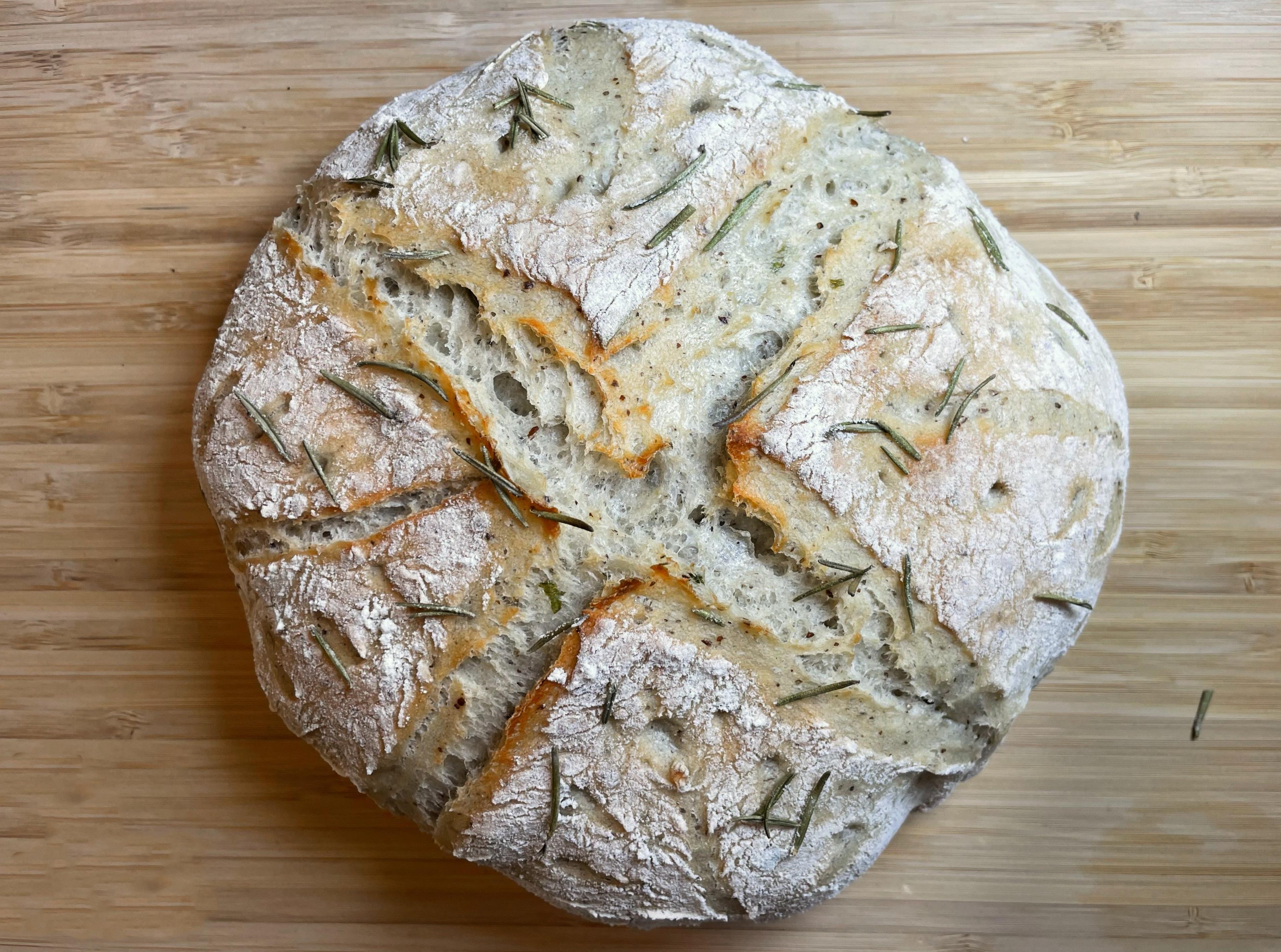 A Simple Rosemary Boule - Dining and Cooking