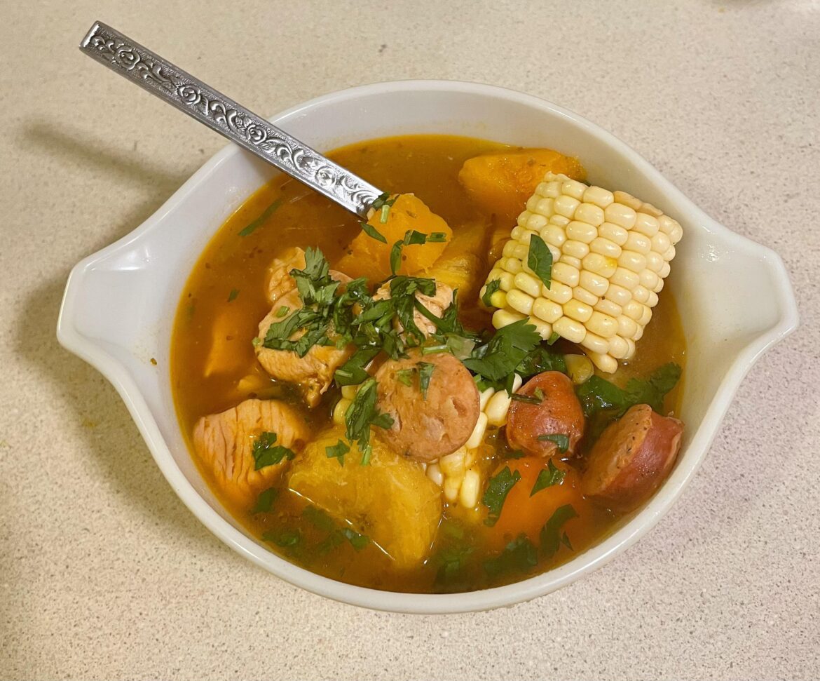 absolute banger of a Colombian stew called “Sancocho de Pollo” (recipe ...