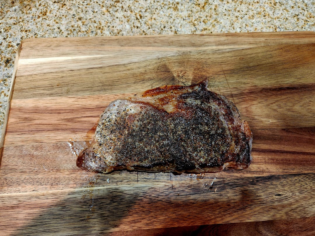 16 oz US Choice Delmonico, 133F for just over two hours - Dining and ...