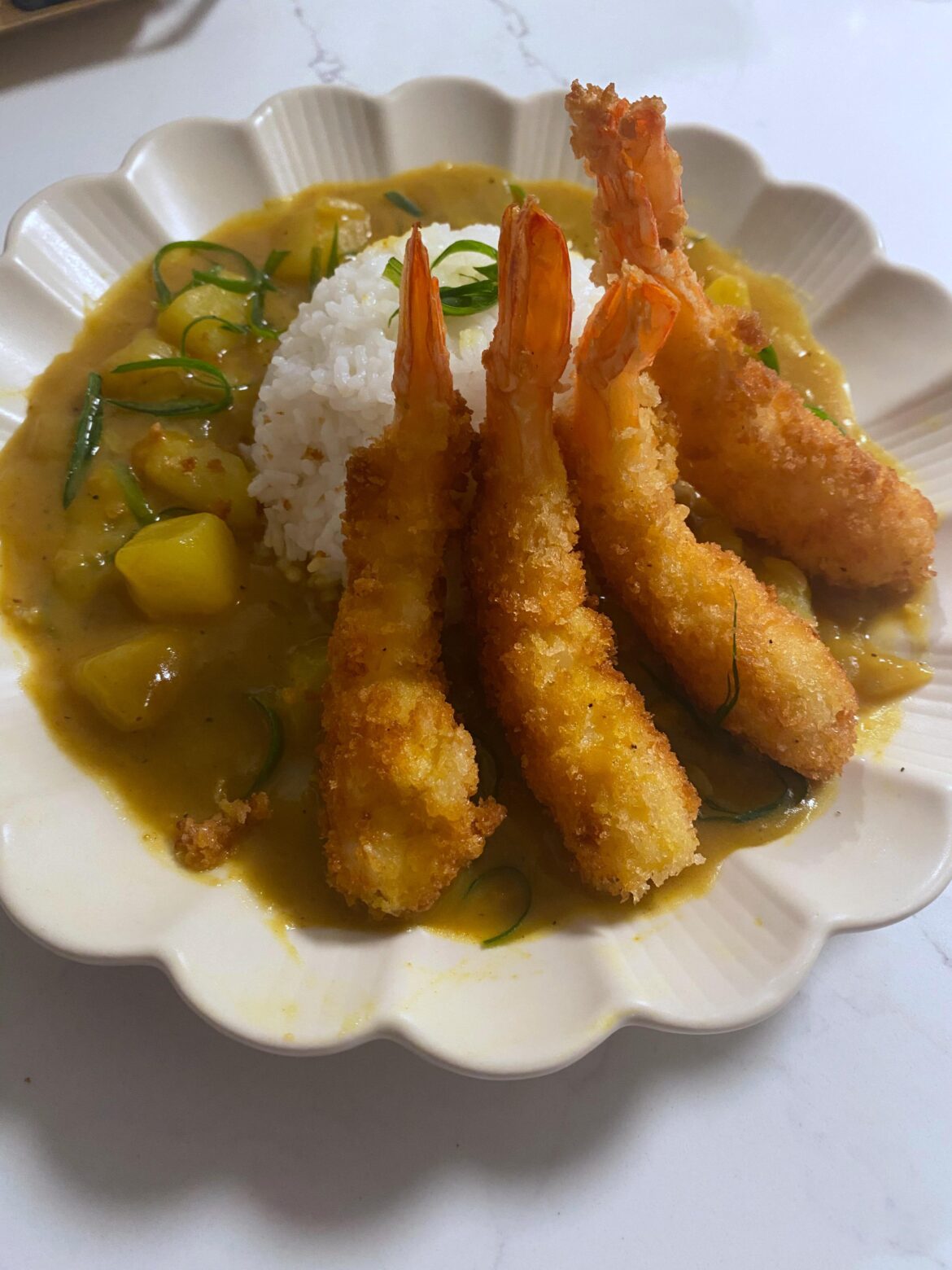 I made Ebi Katsu Curry for dinner a few nights ago 🙂 - Dining and Cooking