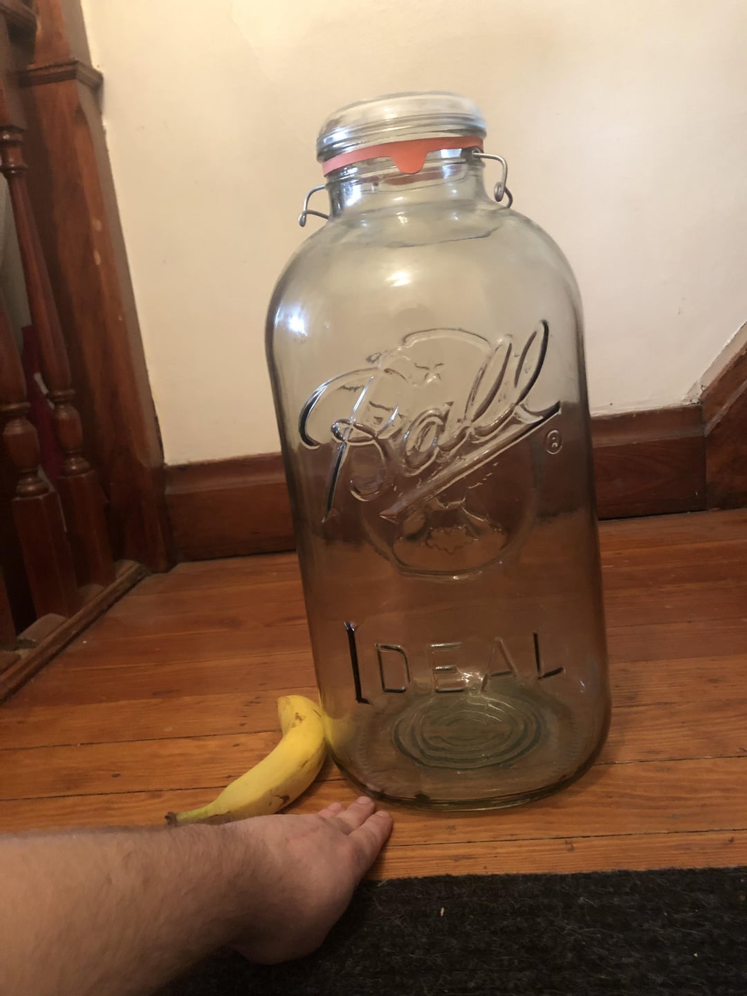 4 Gallon Ball “Ideal” Jar from 1976. It was a bicentennial offering ...