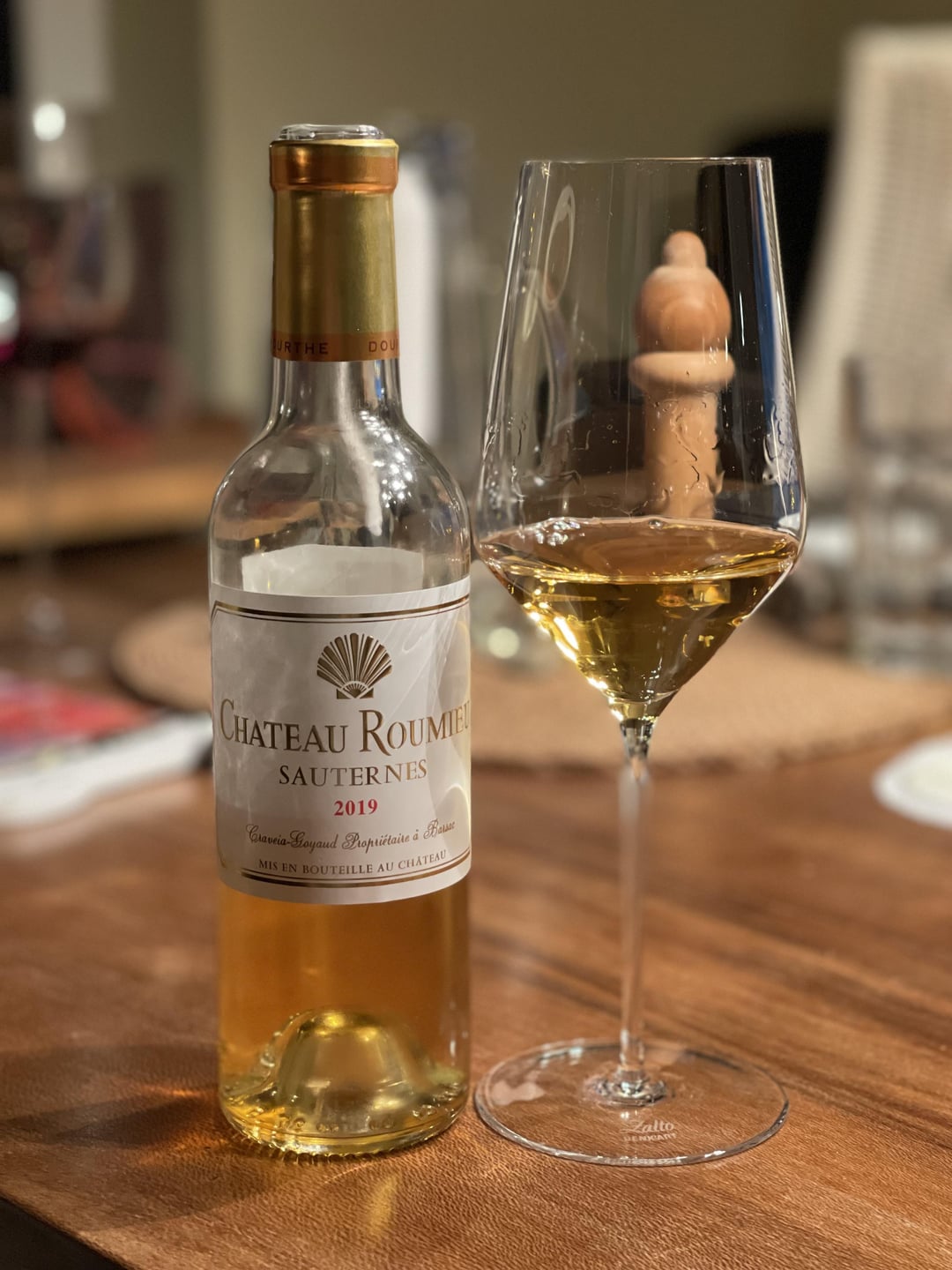 Château Roumieu Sauternes 2019 with a Tarte Tatin - Dining and Cooking