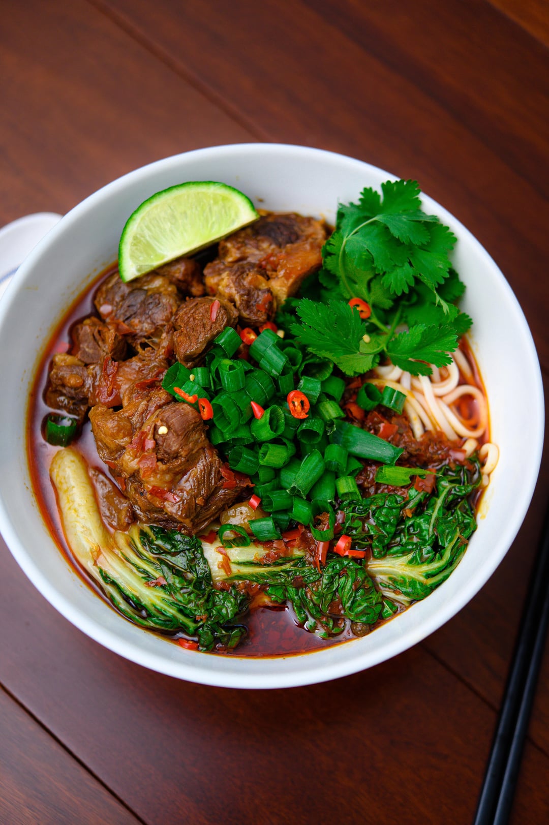 Spicy oxtail beef noodle soup - Dining and Cooking