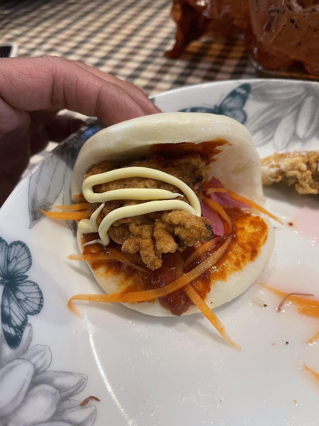 Homemade Bao Buns - Short rib and Taiwanese fried chicken - Dining and ...