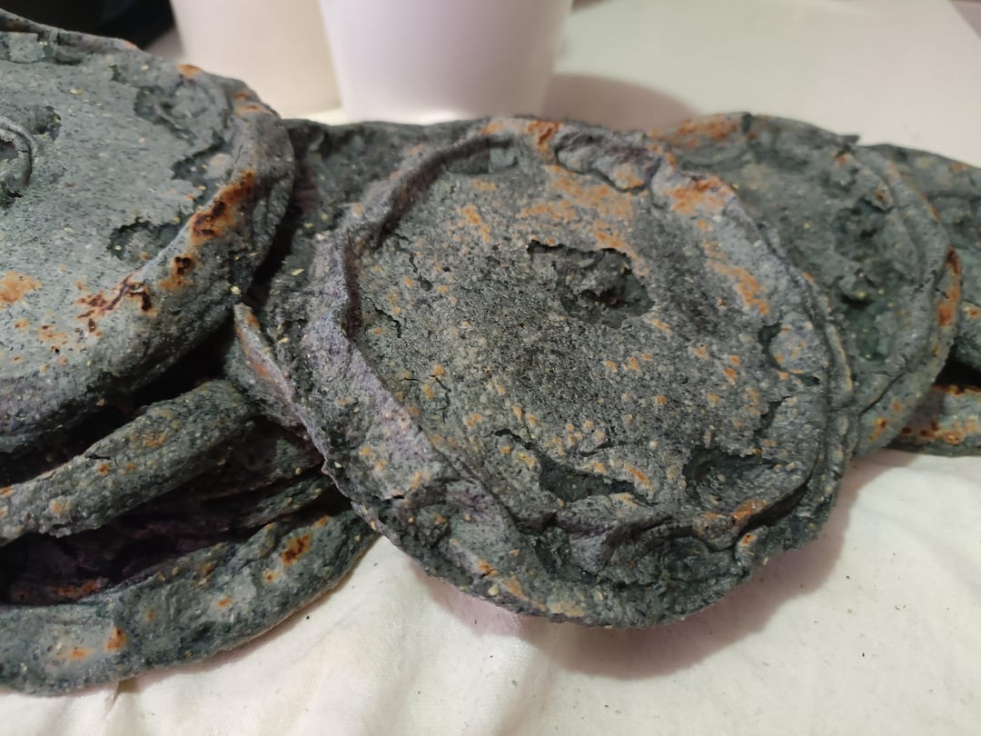 Gorditas/pellizcadas de maíz azul. ¿Cómo le llaman a este platillo en ...