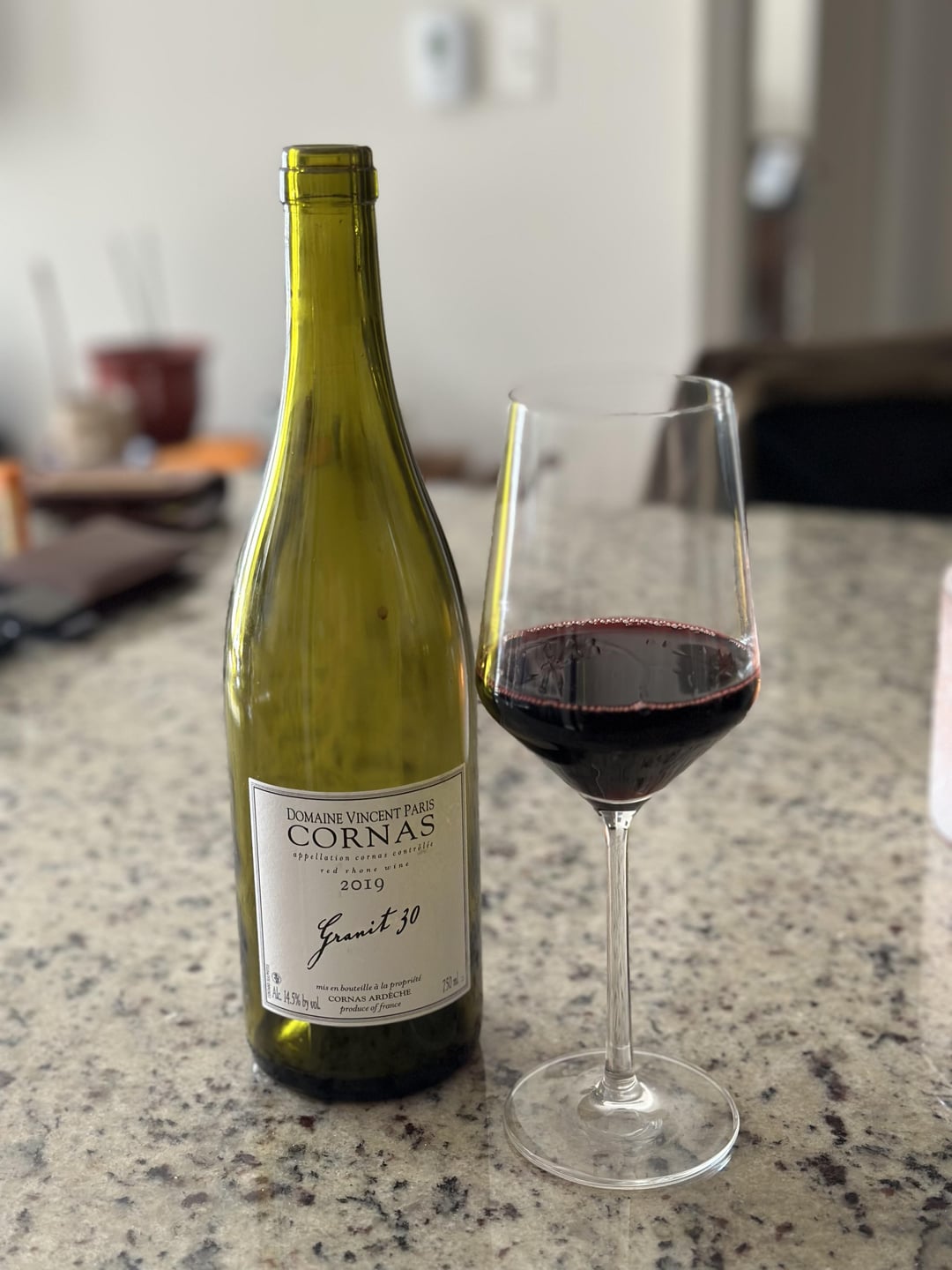 Vincent Paris - Granite 30 Cornas (2019) - Dining and Cooking