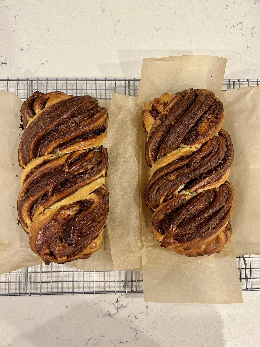 Made chocolate babkas for Easter - Dining and Cooking