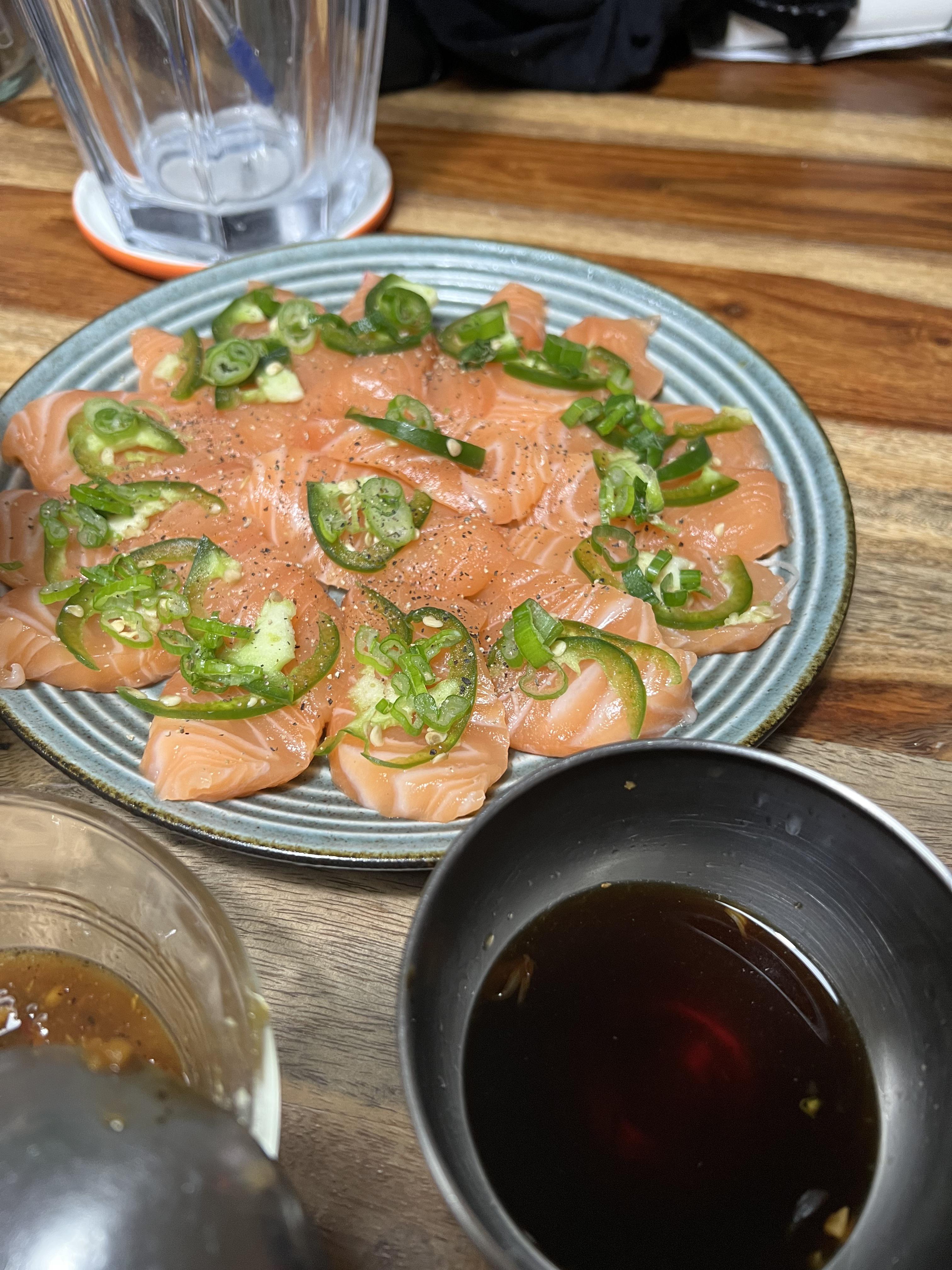 Sashimi for dinner - Dining and Cooking