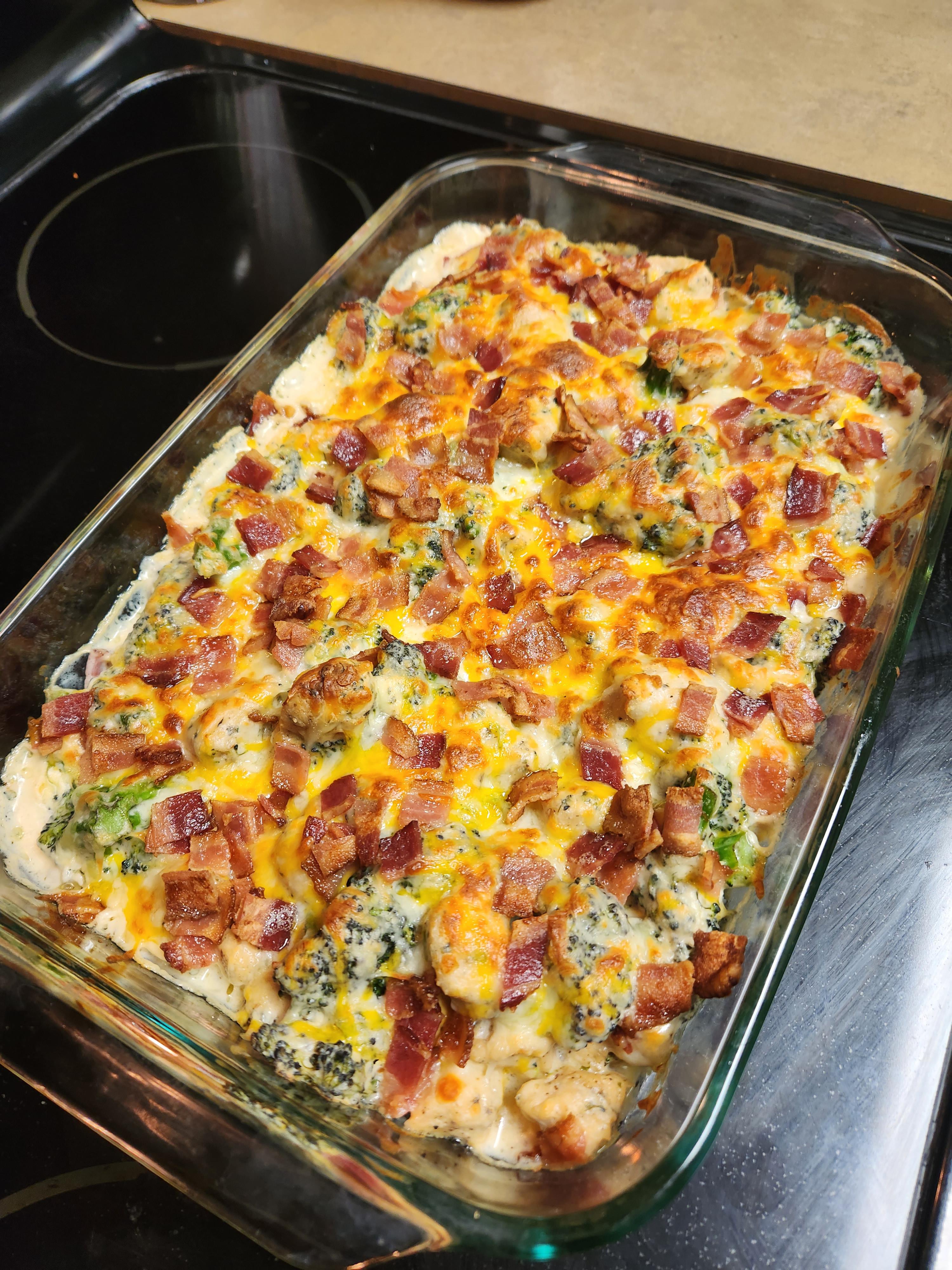 [Homemade] Chicken Bacon Ranch Broccoli Casserole - Dining and Cooking