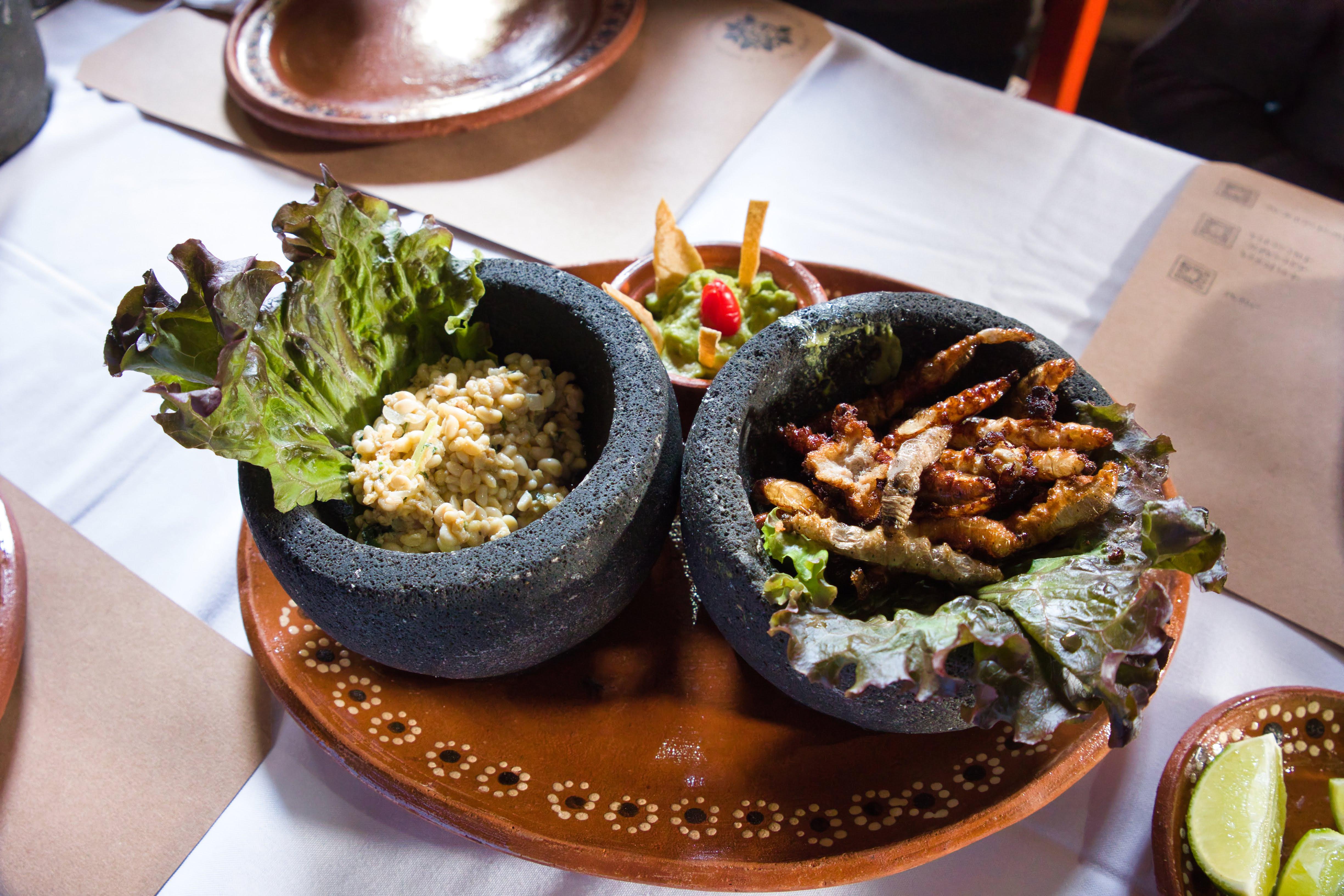 Escamoles y gusanos de maguey - Dining and Cooking