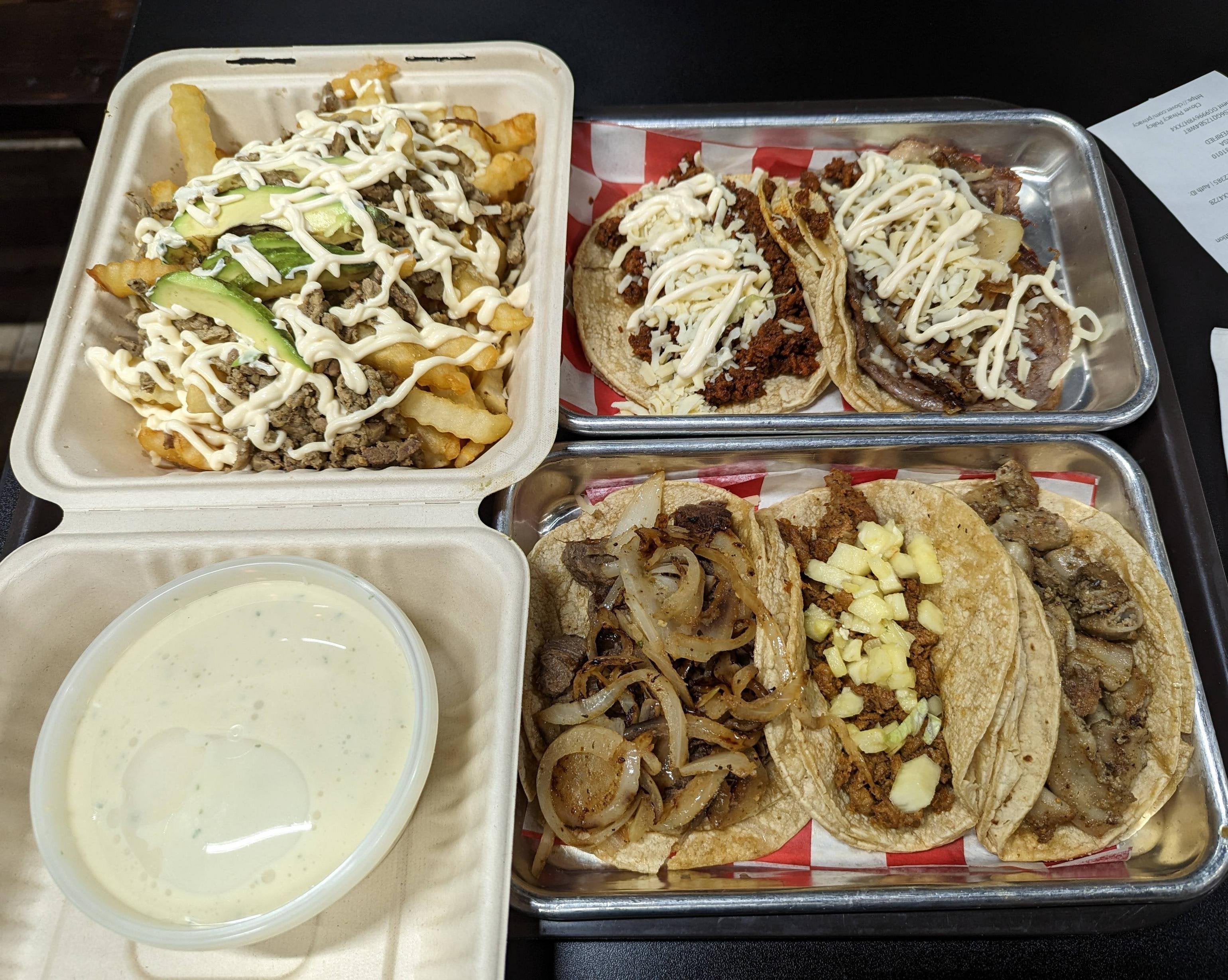 Tried a new taco shop, 6 different tacos - Dining and Cooking