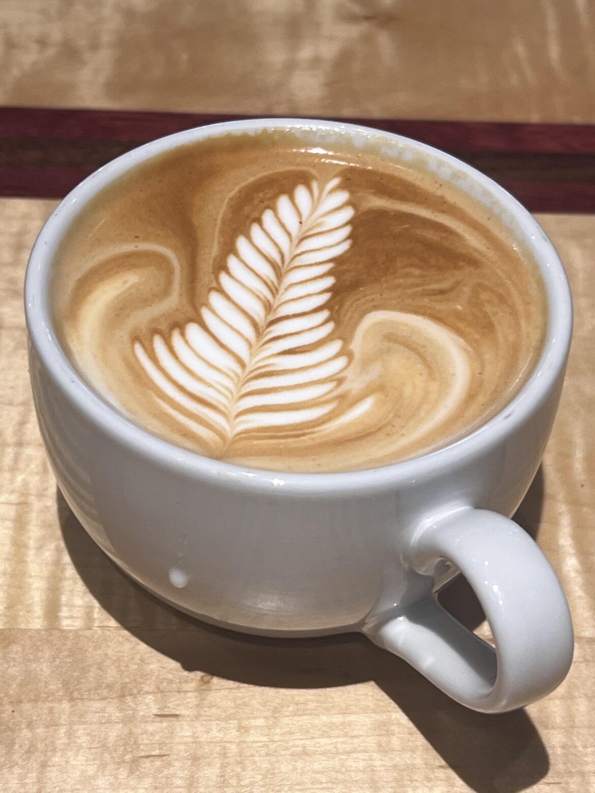 Latte for a regular - Dining and Cooking