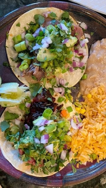 These are delicious smoked pig head tacos with amazing pork from ...