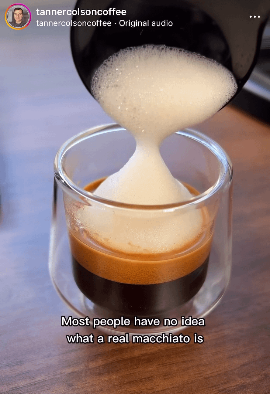 What a real macchiato is - Dining and Cooking