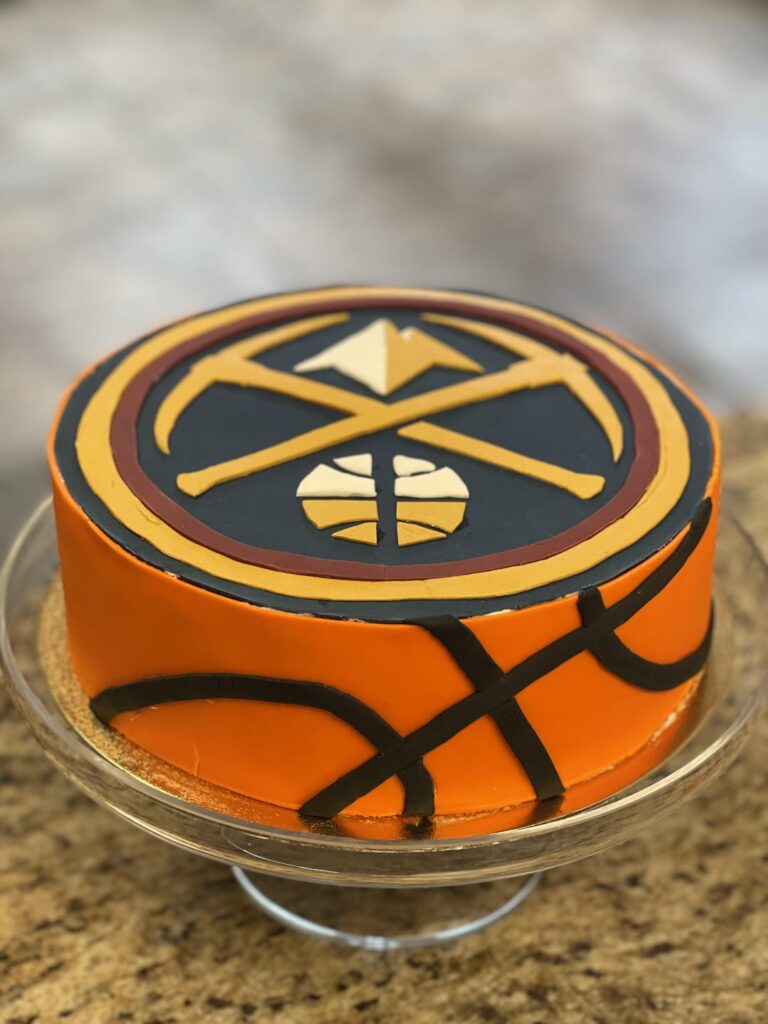 I made a cake for the Nuggets game tonight. What would you do with the ...