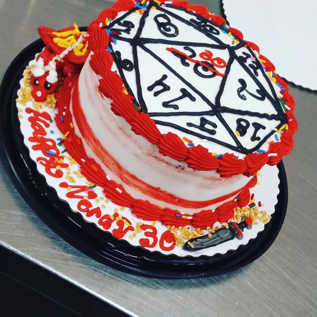 D&D themed cake - Dining and Cooking