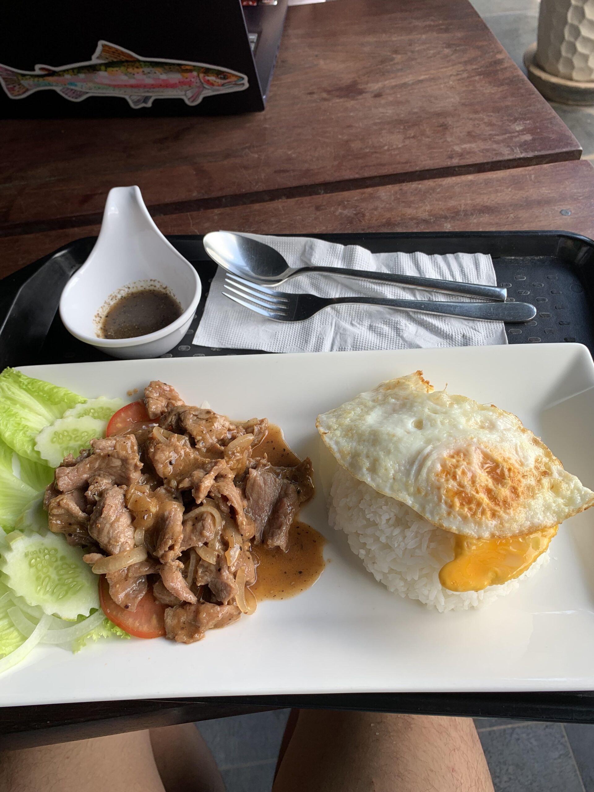 Ate Loc Lac near the temples in Angkor Park in Cambodia - Dining and ...