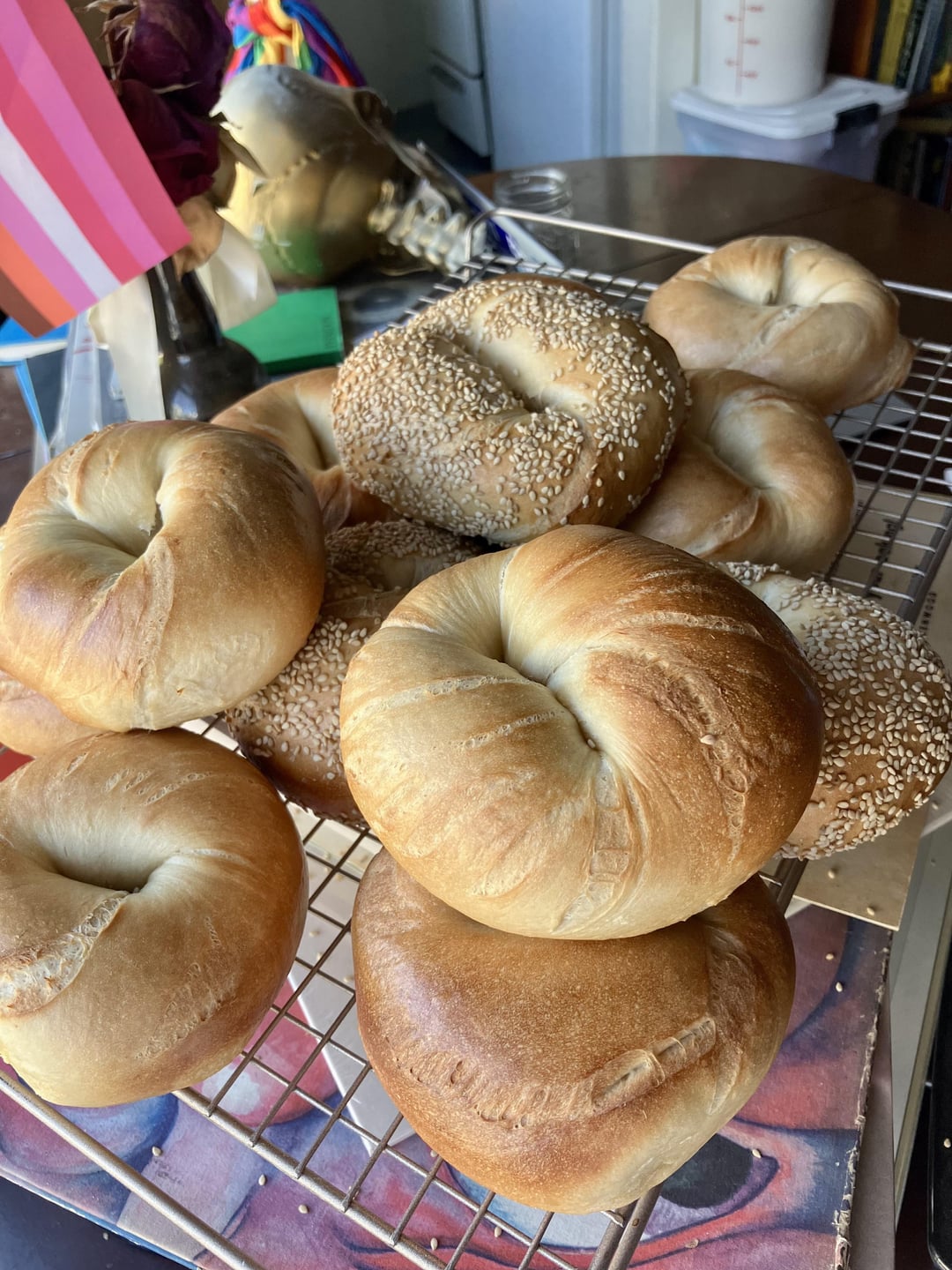 The first really nice spring day means bagels in the park. - Dining and ...