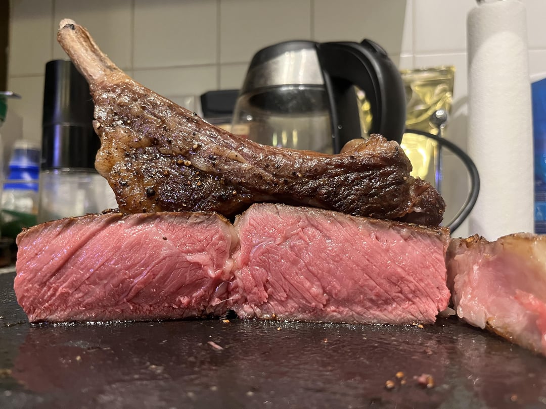 [Homemade] Cowboy Ribeye - Dining and Cooking