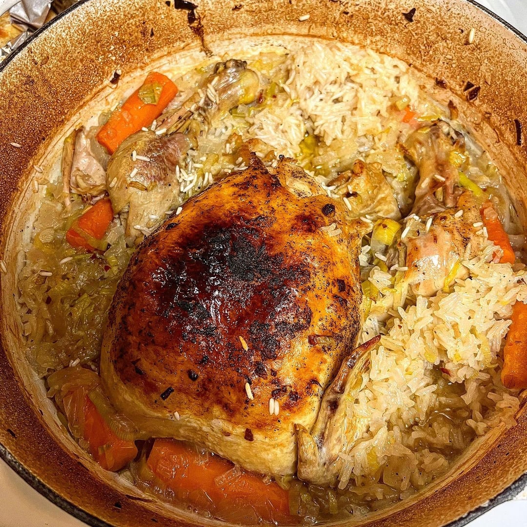 One pot chicken, rice and veggies - Dining and Cooking