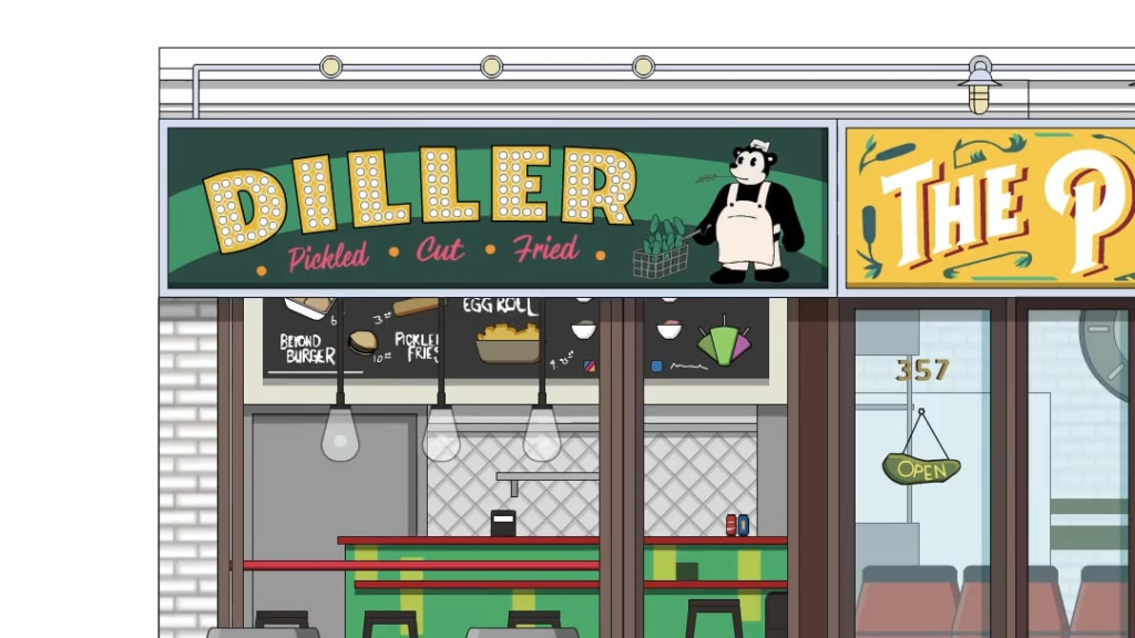 Today's animation ! Diller + The pickle guys ! - Dining and Cooking
