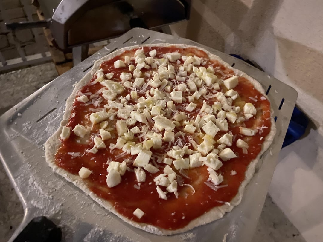 Followed Brian Lagerstrom’s Roman thin crust pizza recipe last night. I ...