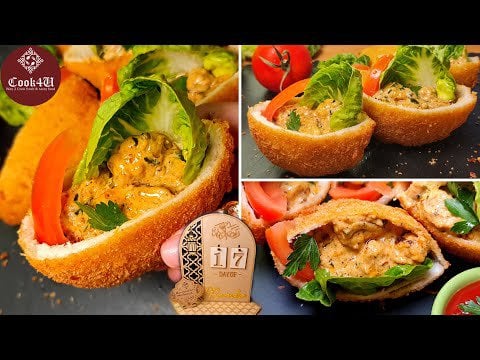 Malai Chicken Tikka Pockets | Chicken Malai Boti Kebab Bread Pockets ...