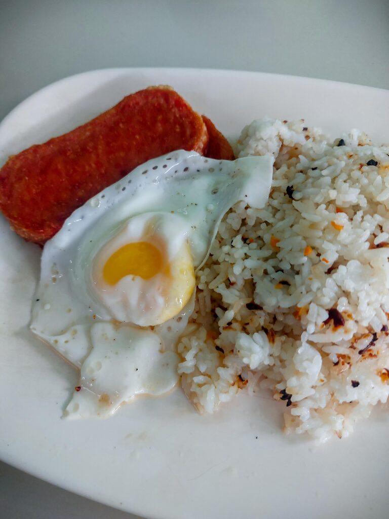 Spamsilog = SPAM + SInangag (fried rice) + itLOG (egg) ~ Philippines ...